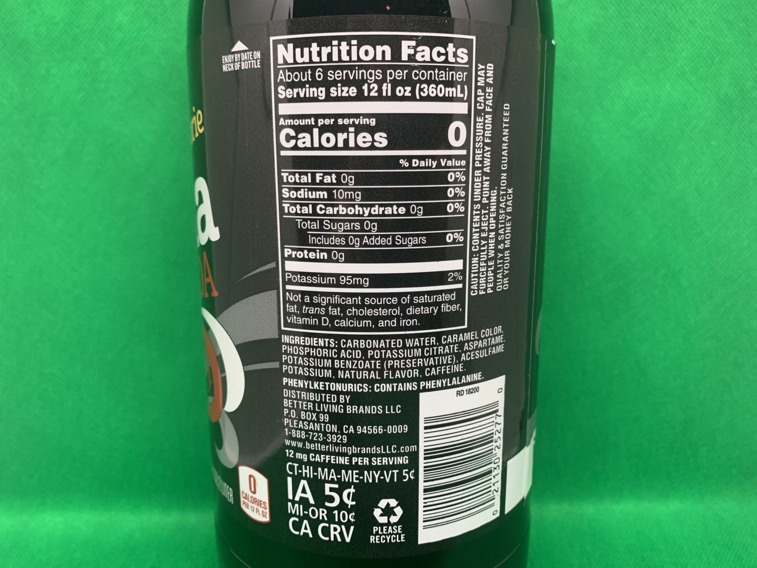 Safeway Soda: A Zero Calorie Cola | The Off Brand Guy